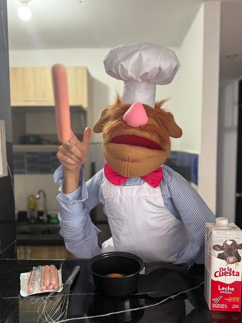 Swedish Chef Muppet Puppet | Muppet Replica | the Muppets | Hand Puppet ...