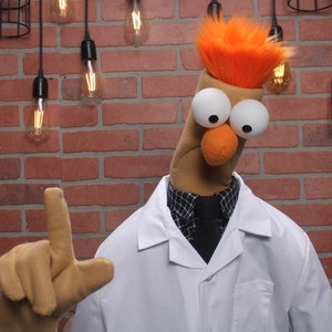 Beaker Muppet Puppet Replica | Muppet Puppet | the Muppets - Etsy