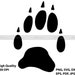 Wolverine Track, Wolverine Paw SVG Instant Download, SVG, PNG, Eps, Dxf ...