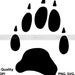 Wolverine Track, Wolverine Paw SVG Instant Download, SVG, PNG, Eps, Dxf ...