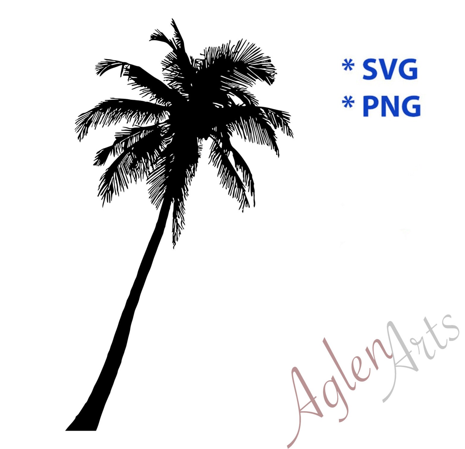 Palmera SVG y PNG Imagen de alta calidad - Etsy España