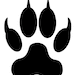 Wolf Track, Wolf Paw SVG Instant Download, SVG, PNG, Eps, Dxf, Jpg ...