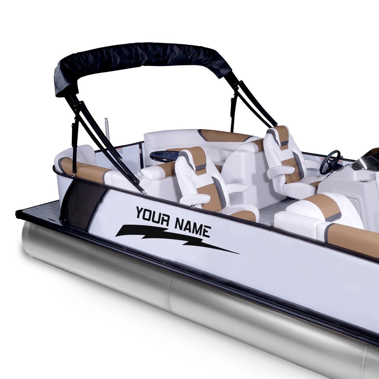 Thunder Boat Decal Custom Name Compatible With Pontoon Boat ...
