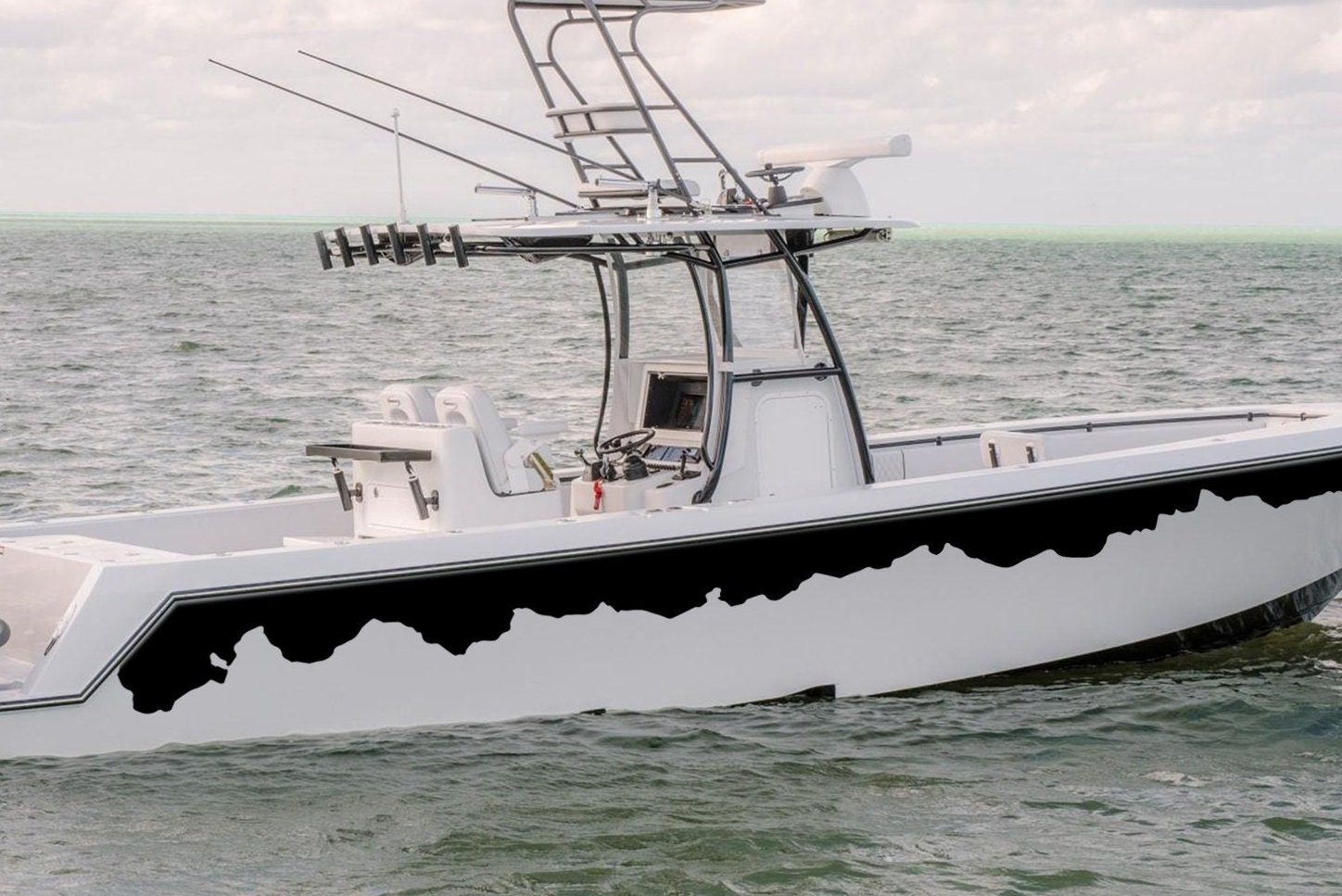 Boat Decal Graphic Compatible With Contender Boat Sport Stripes Sticker ...