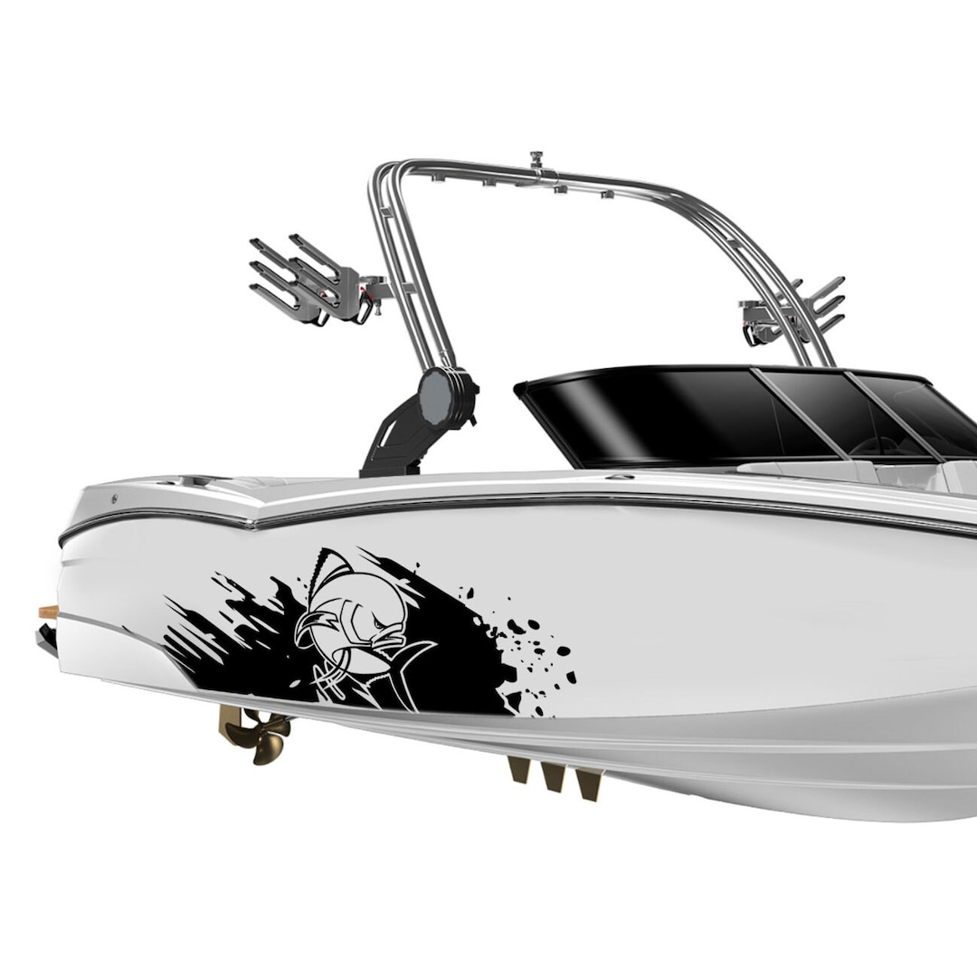 Mahi Mahi Boat Sticker Graphic Decals Compatible With Tow Sports Boat ...