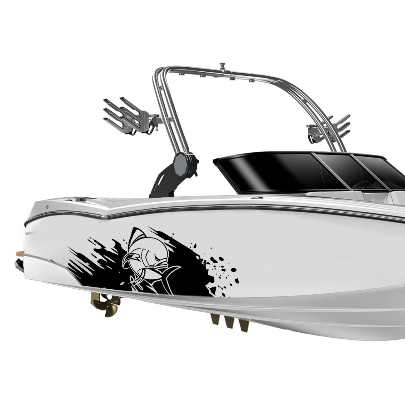 Mahi Mahi Boat Sticker Graphic Decals Compatible With Tow - Etsy