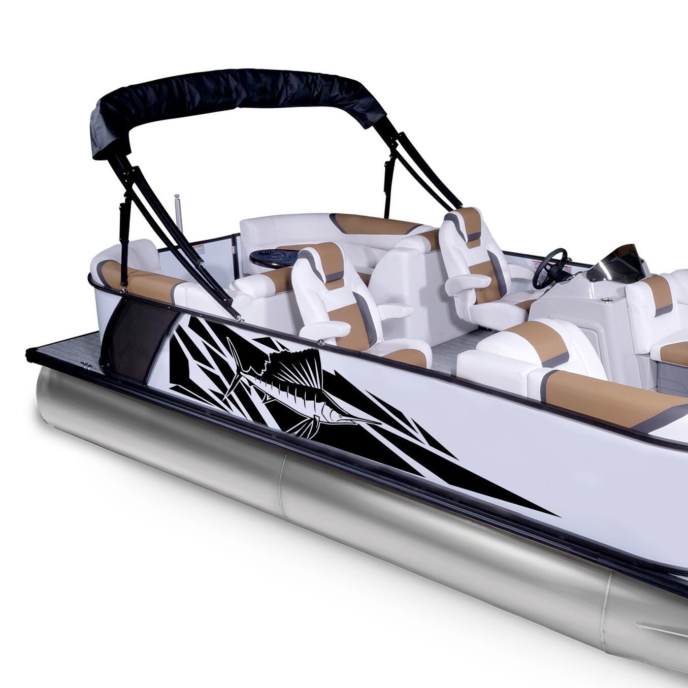 Sailfish Boat Sticker Graphic Decals Compatible With Pontoon - Etsy