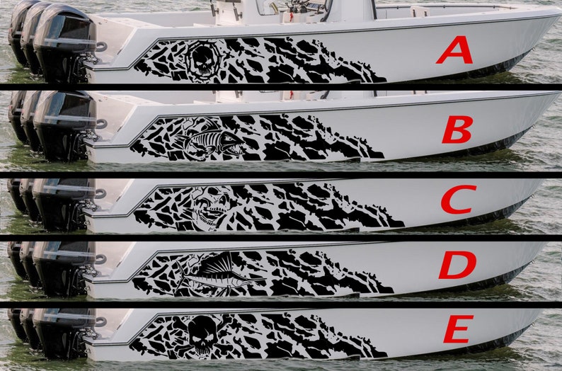 Nightmare Graphic Boat Decals Compatible With Contender Boat Decal ...