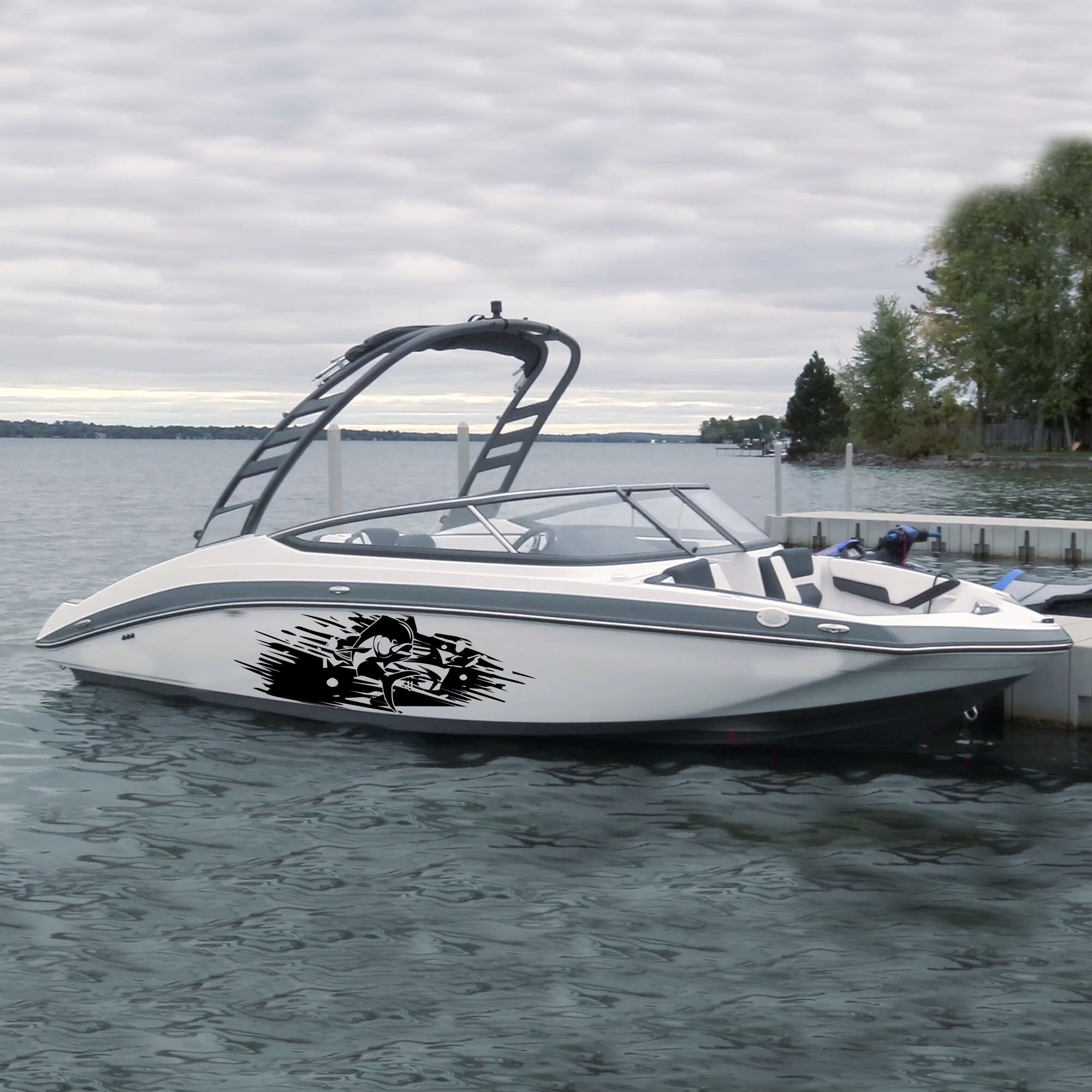 Boat Sticker Mahi Mahi Fish Decals Kit Sides Compatible With - Etsy