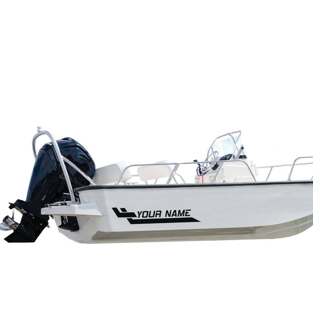 Racing Boat Decals Side Sticker Compatible With Boston Whaler Montauk ...