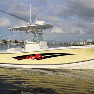 Graphic Boat Decals Compatible With Regulator Boat Sport Stripes ...