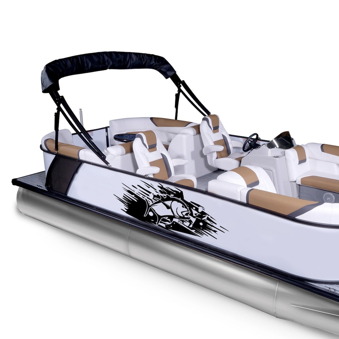 Giant Trevally Boat Sticker Compatible With Pontoon Boat Decals GT ...