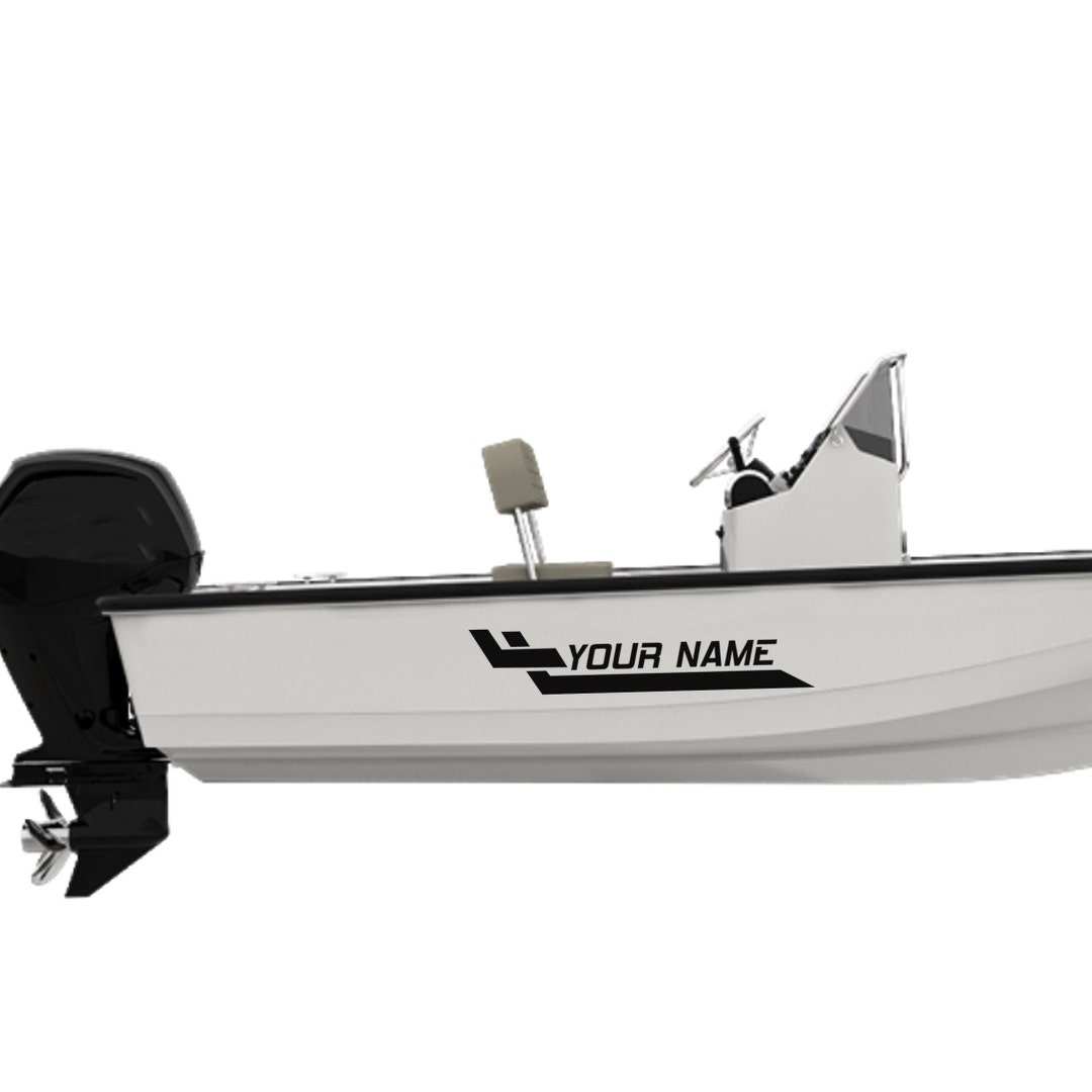 Racing Boat Decals Side Sticker Compatible With Boston Whaler Montauk ...