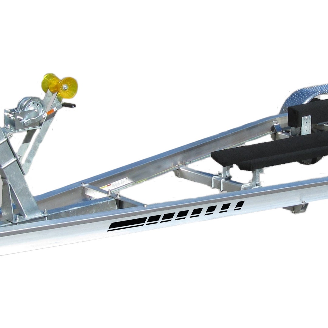 Boat Trailer Sport Stripes , Boat Trailer Decal Custom Sticker Heavy ...