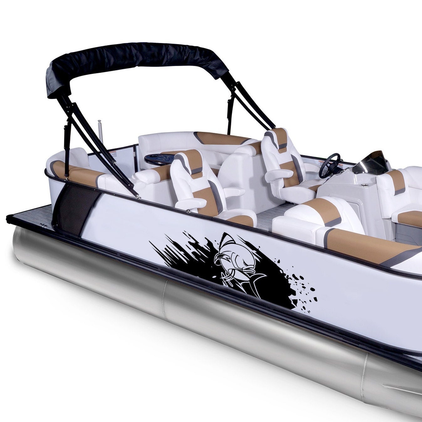 Mahi Mahi Boat Sticker Graphic Decals Compatible With Pontoon - Etsy