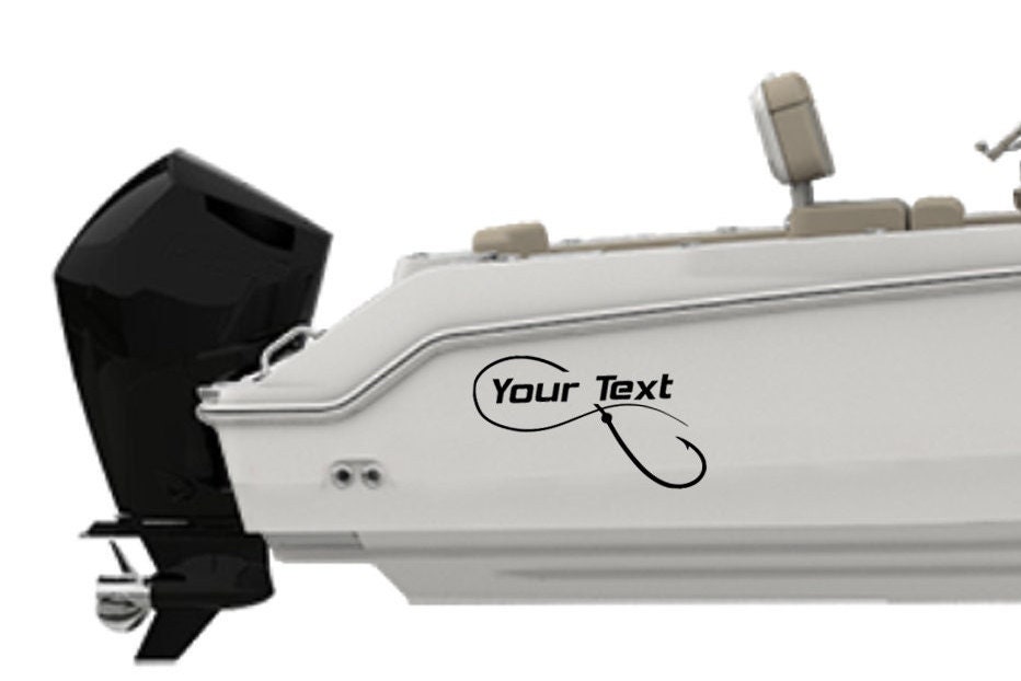 Boat Kit Decals Custom Name Hook Compatible With Boston Whaler Boat ...