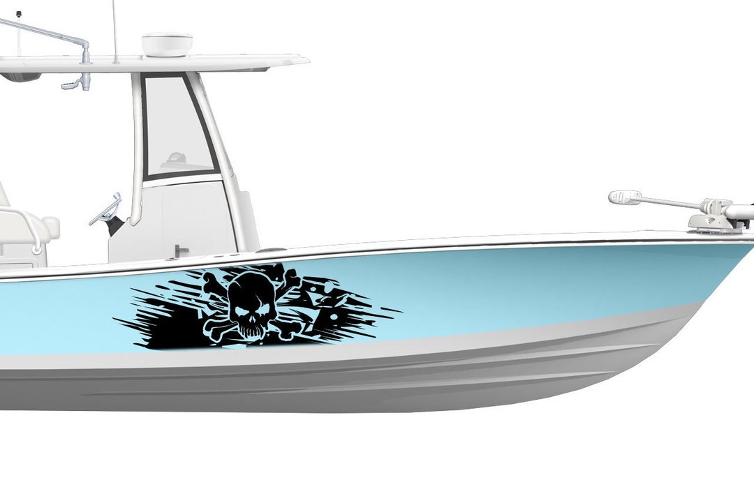 Fish Graphic Boat Sticker Compatible With Regulator Boat Marine Decals ...