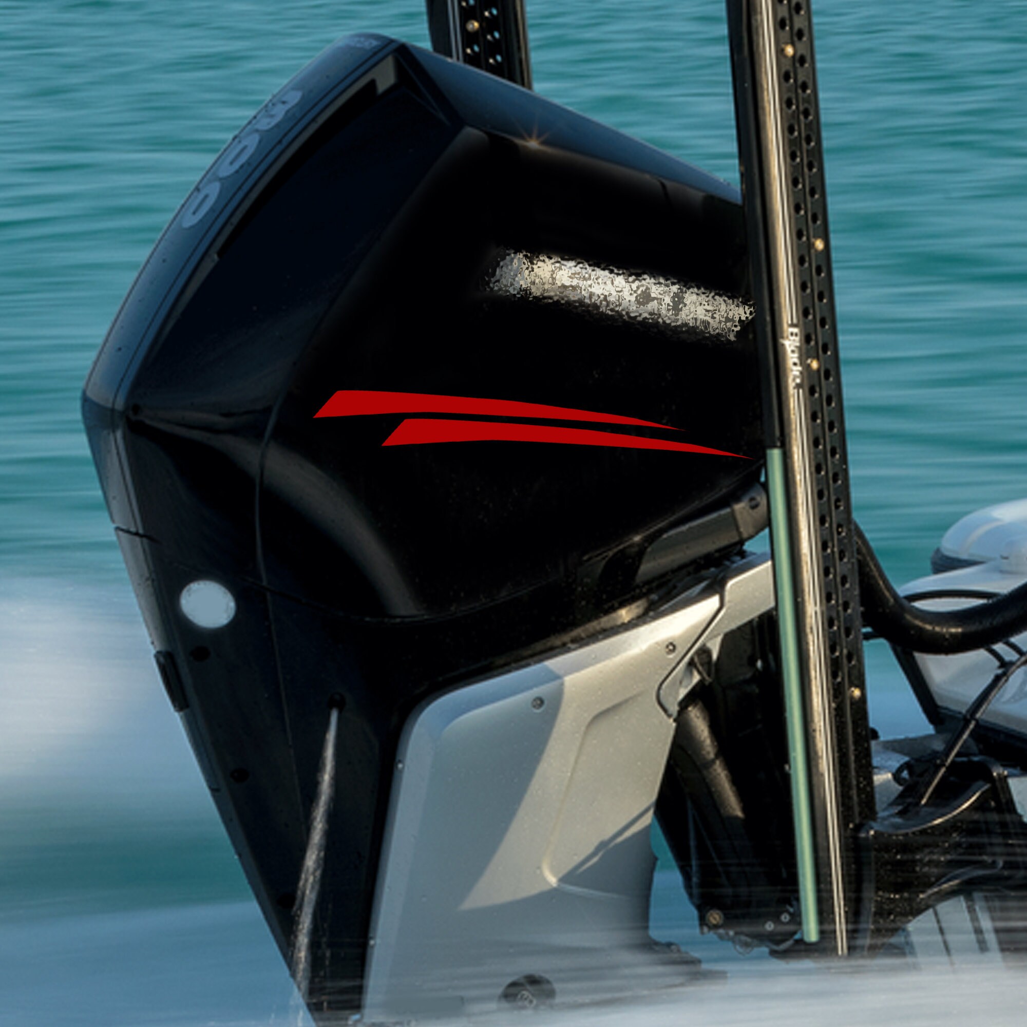 Set of Boat Engine Decals Compatible With Mercury Boat Engine Hockey ...