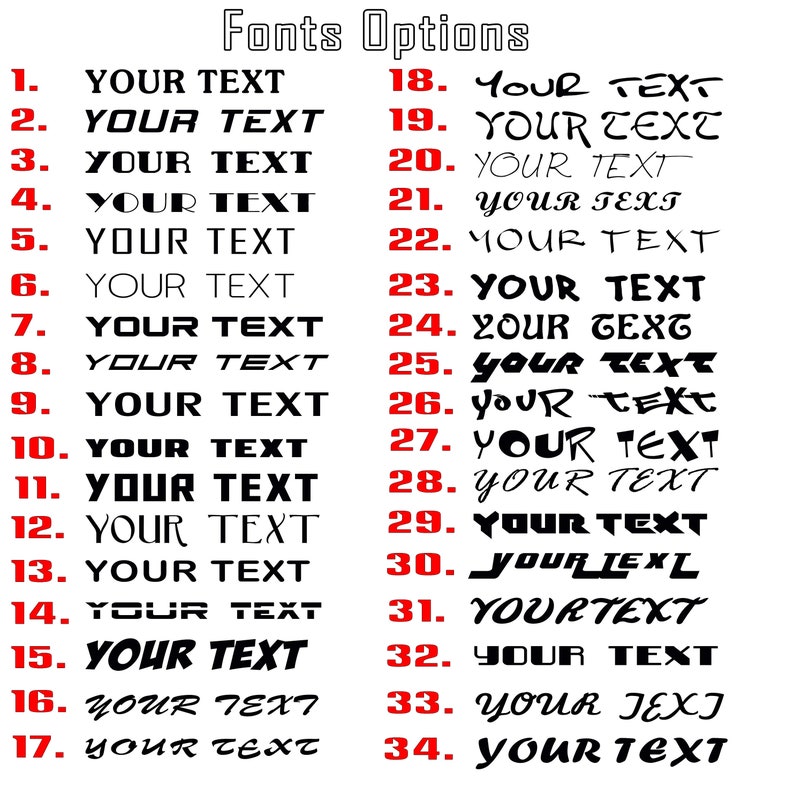 Boat Engine Custom Name Decals Compatible With Yamaha Outboard Engine ...