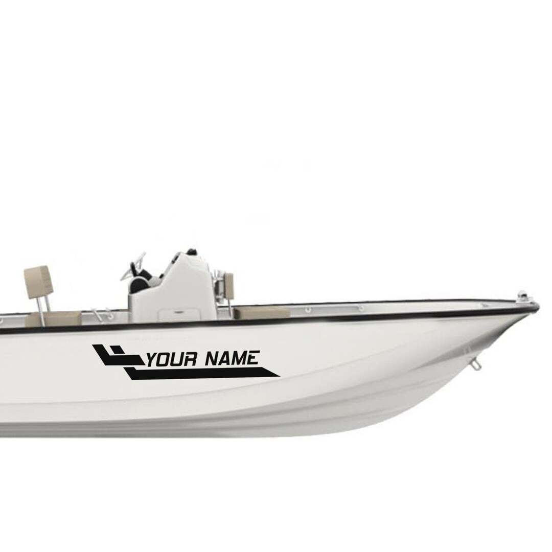 Racing Boat Decals Side Sticker Compatible With Boston Whaler Montauk ...