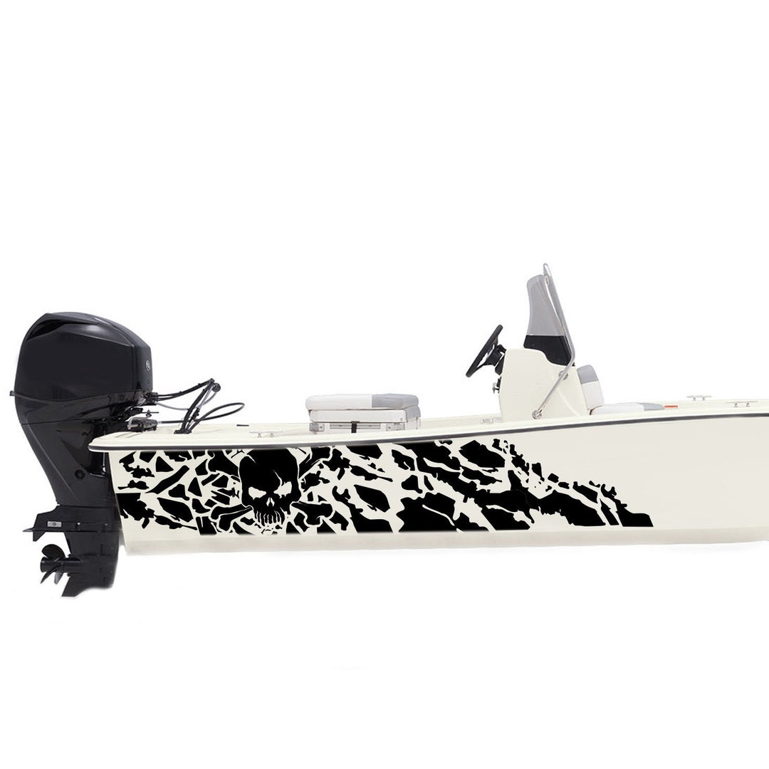 Boat Decals Scull Splash Compatible With Skiff Boat Sticker Marine ...