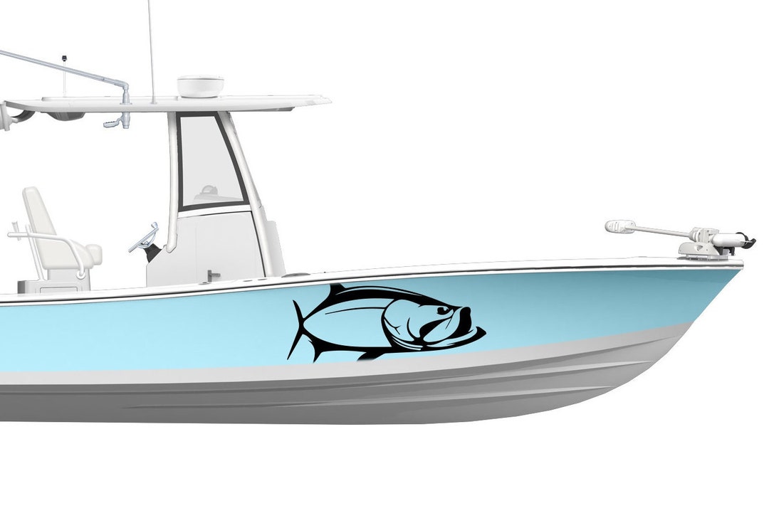 Tarpon Fish Boat Sticker Decals Compatible With Regulator Boat Tarpon ...