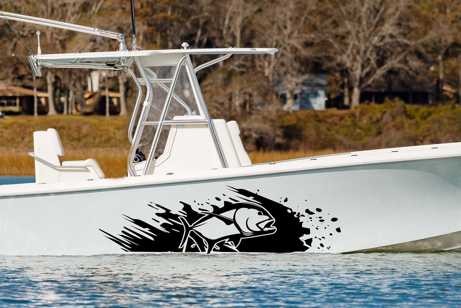 Splash Graphic Boat Sticker Compatible With Seavee Boat Decals Giant ...