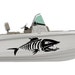 Custom Stripes Sticker Boat Trailer Decals , Heavy Duty Load Boat ...