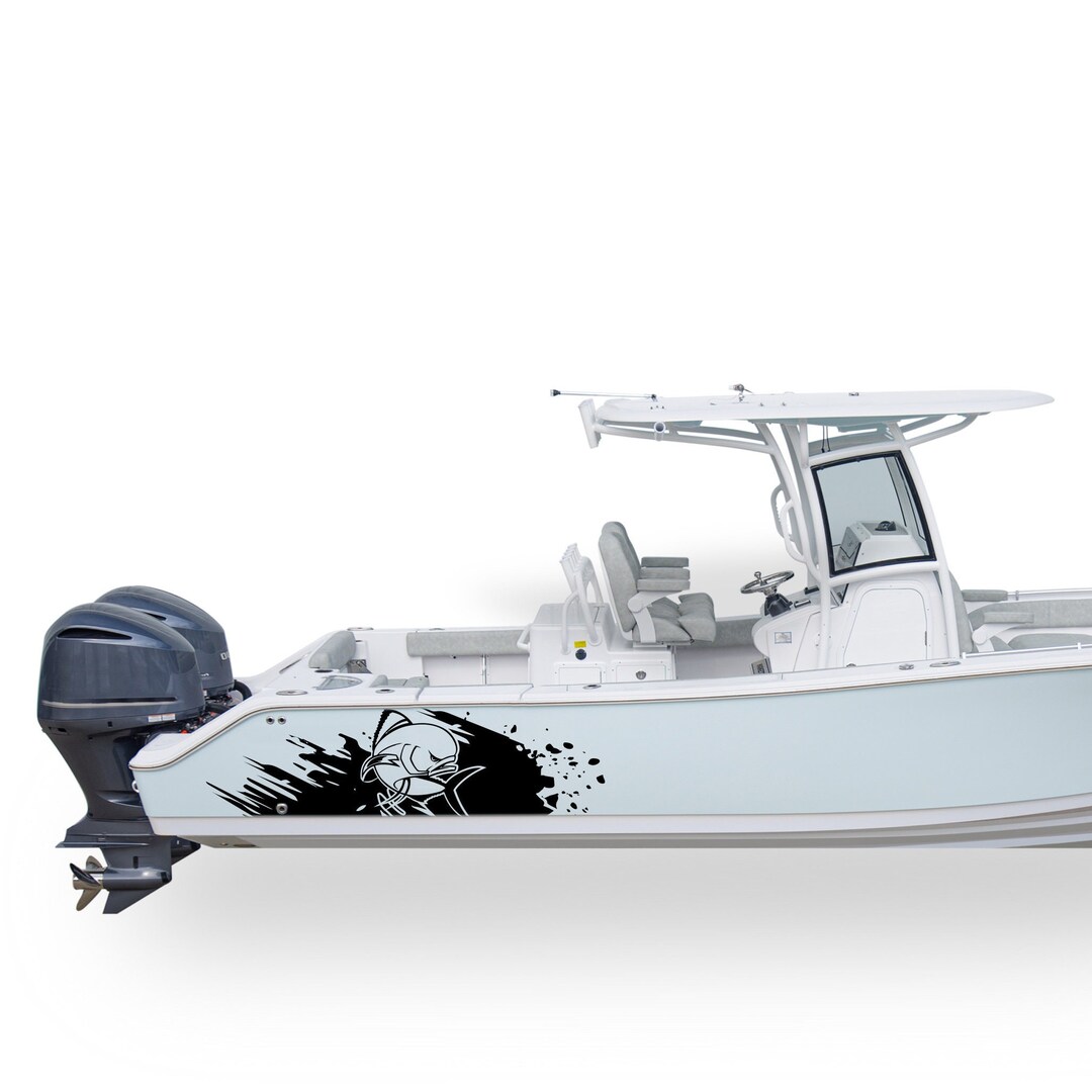 Mahi Mahi Boat Sticker Graphic Decals Compatible With Center Console ...