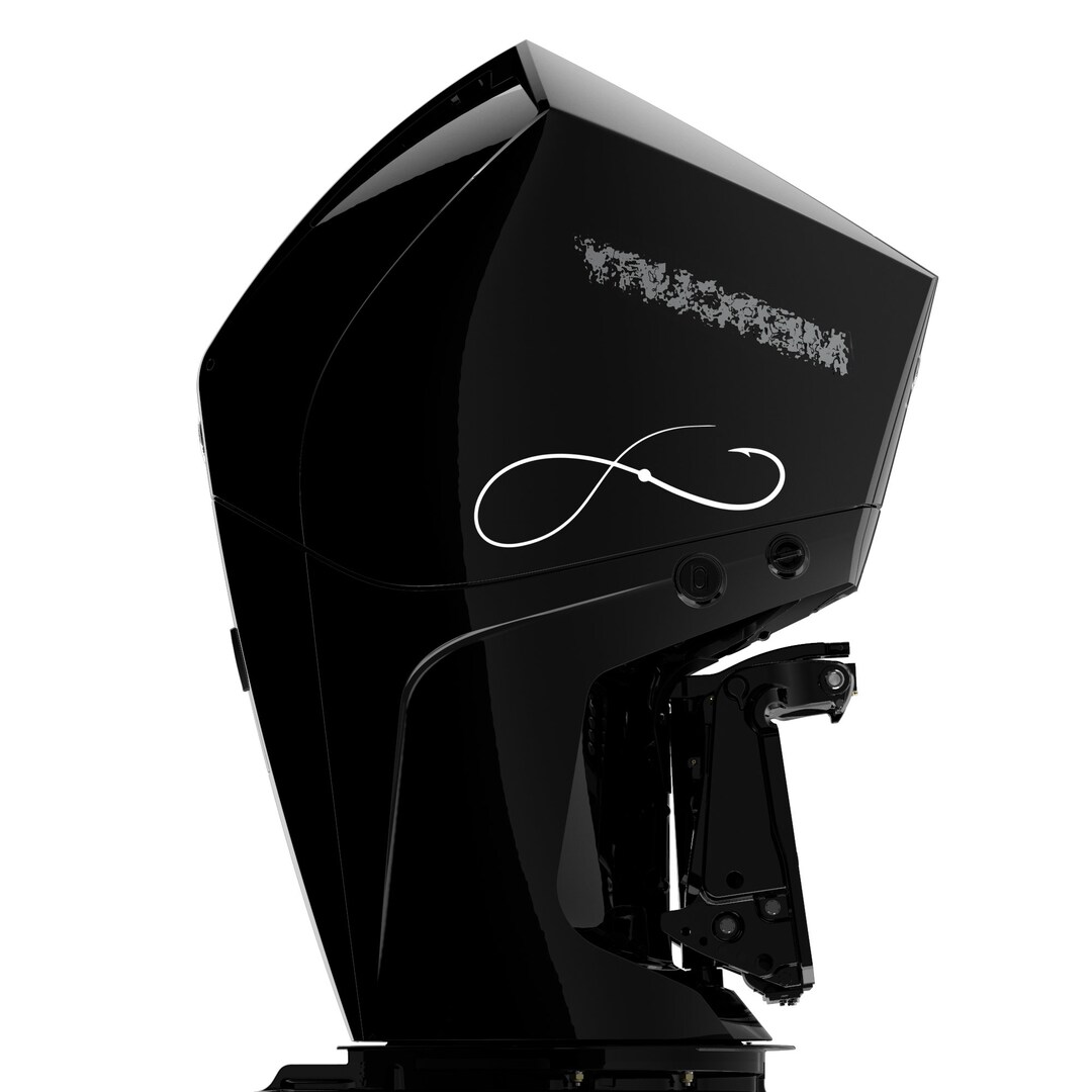 Boat Engine Hook Decals Compatible With Mercury Outboard Engine Fishing ...