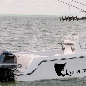 Boat Brand Name Sticker Decals Compatible With Contender Boat Fishing ...