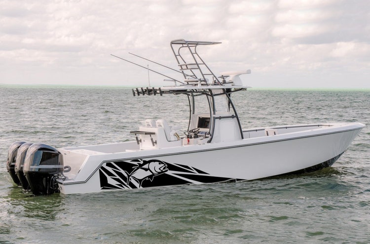 Geometrisches Muster Boot Grafik Decals Kompatibel mit Anwärter Boot ...