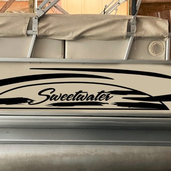 Pontoon Boat Stripes - Etsy