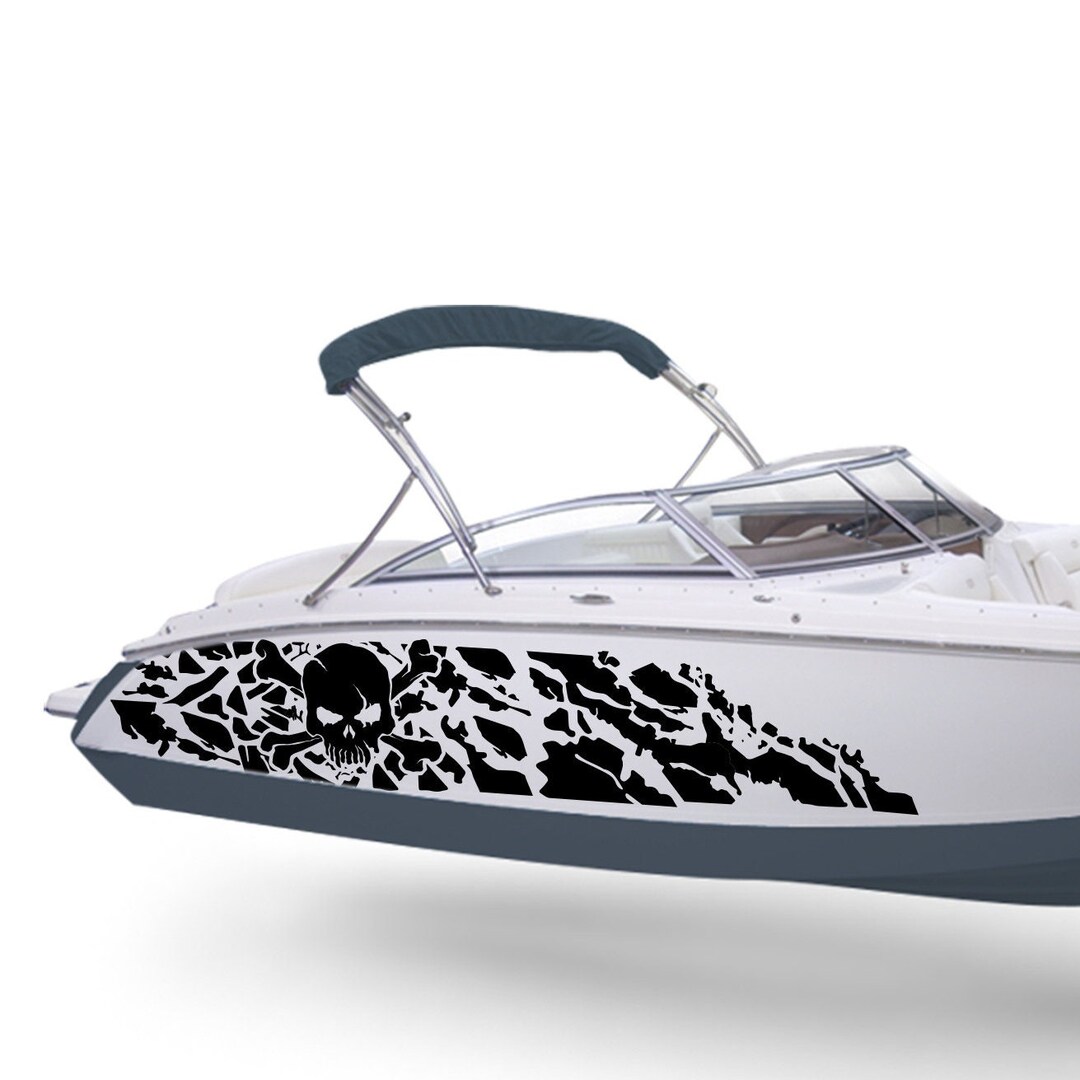 Boat Decals Scull Splash Compatible With Bowrider Boat Sticker Marine ...