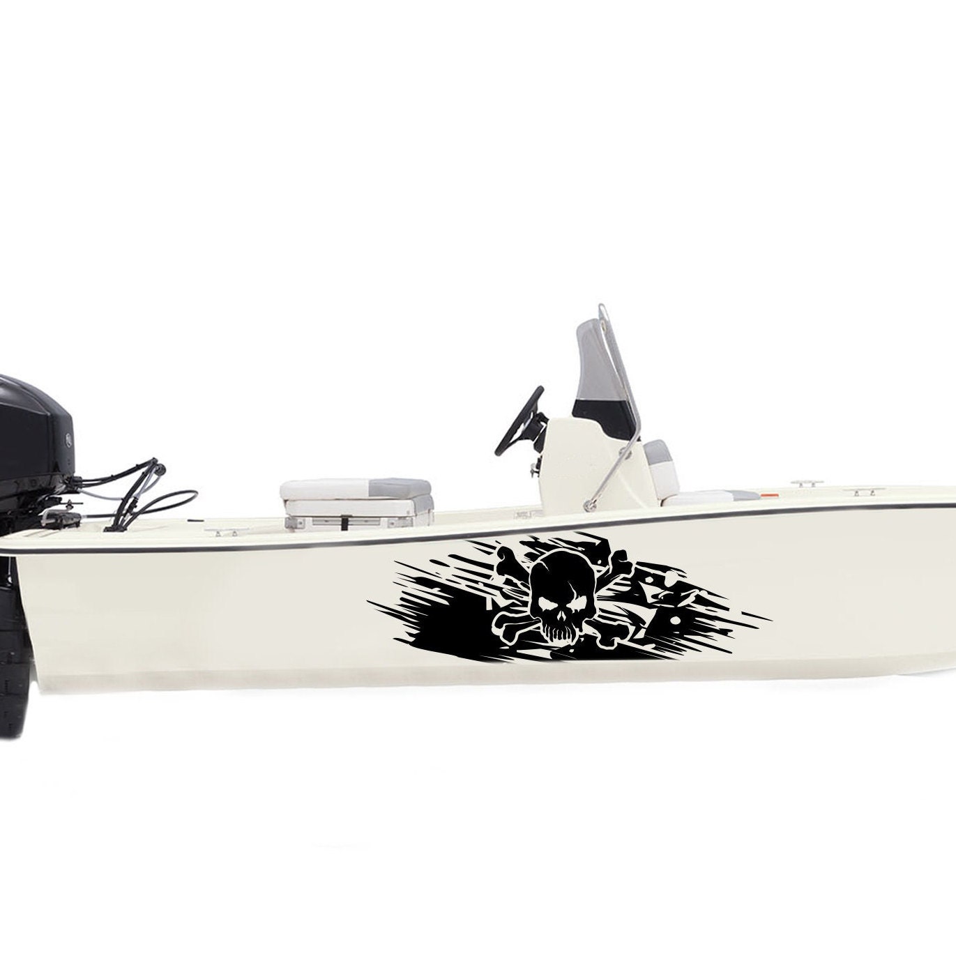 Boat Sticker Scull Graphic Decals Compatible With Skiff Boat - Etsy