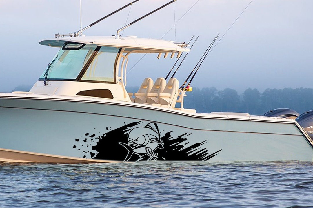 Splash Graphic Boat Sticker Compatible With Grady-white Boat Decals ...