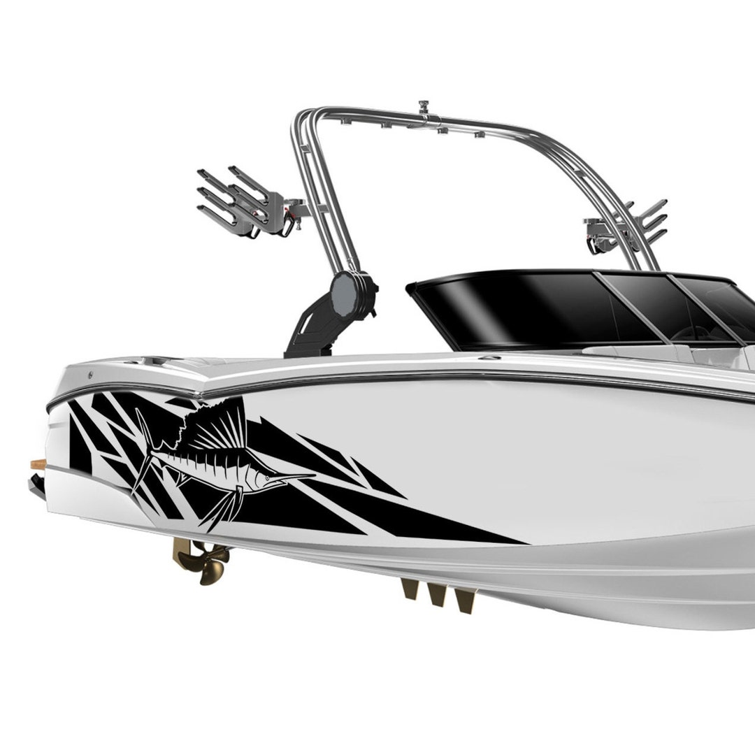 Sailfish Boat Sticker Graphic Decals Compatible With Tow - Etsy