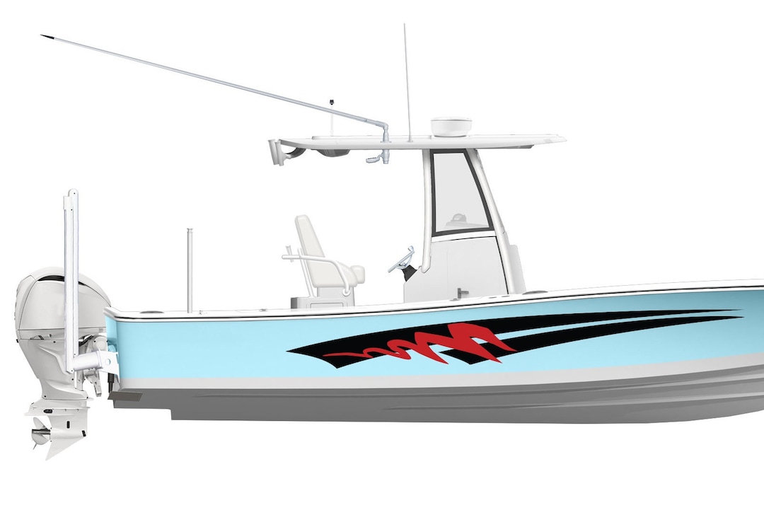 Graphic Boat Decals Compatible With Regulator Boat Sport Stripes ...