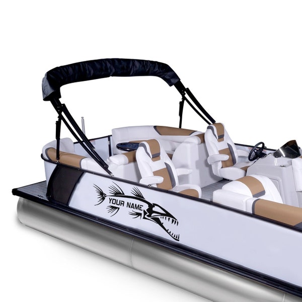 Pontoon Boat Skull Graphics - Etsy