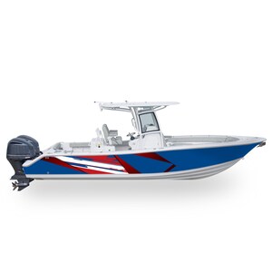 Boat Decal Compatible With Center Console Boat Racing Sticker Marine ...