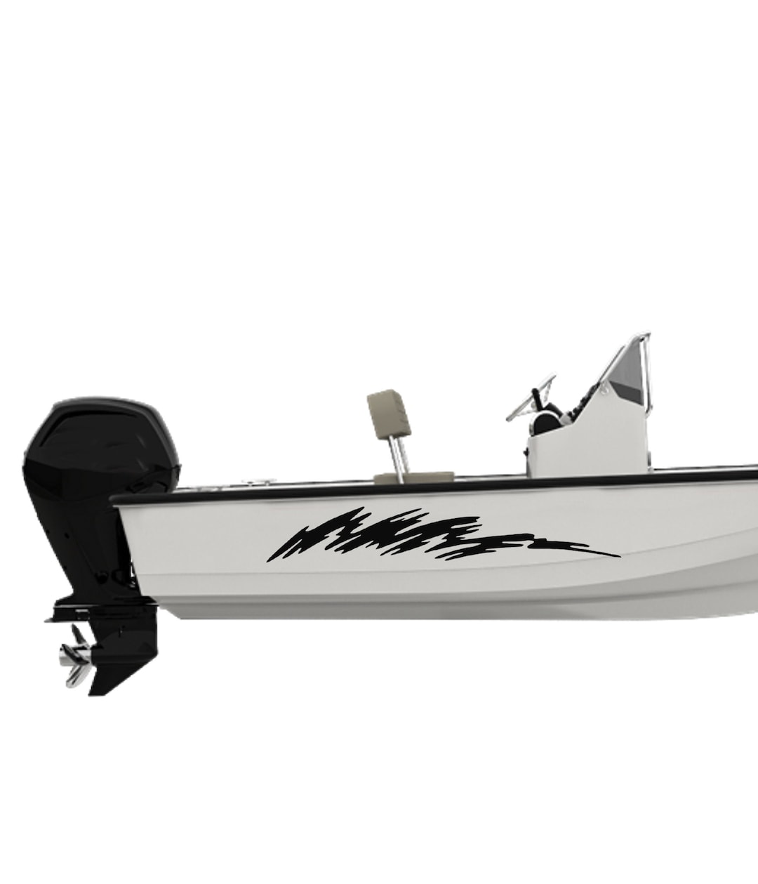 Boat Decals Brush Graphic Compatible With Boston Whaler Montauk 150 ...