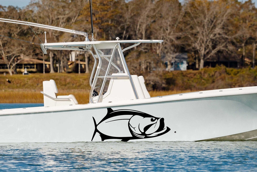 Tarpon Fish Boat Sticker Decals Compatible With Seavee Boat Tarpon ...