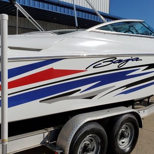 Graphic Boat Decals Compatible With Baja 247 Islander 2008 Bowrider ...