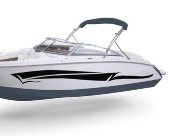 Graphic Boat Decals Compatible With Bowrider Boat Open Sea Sport ...