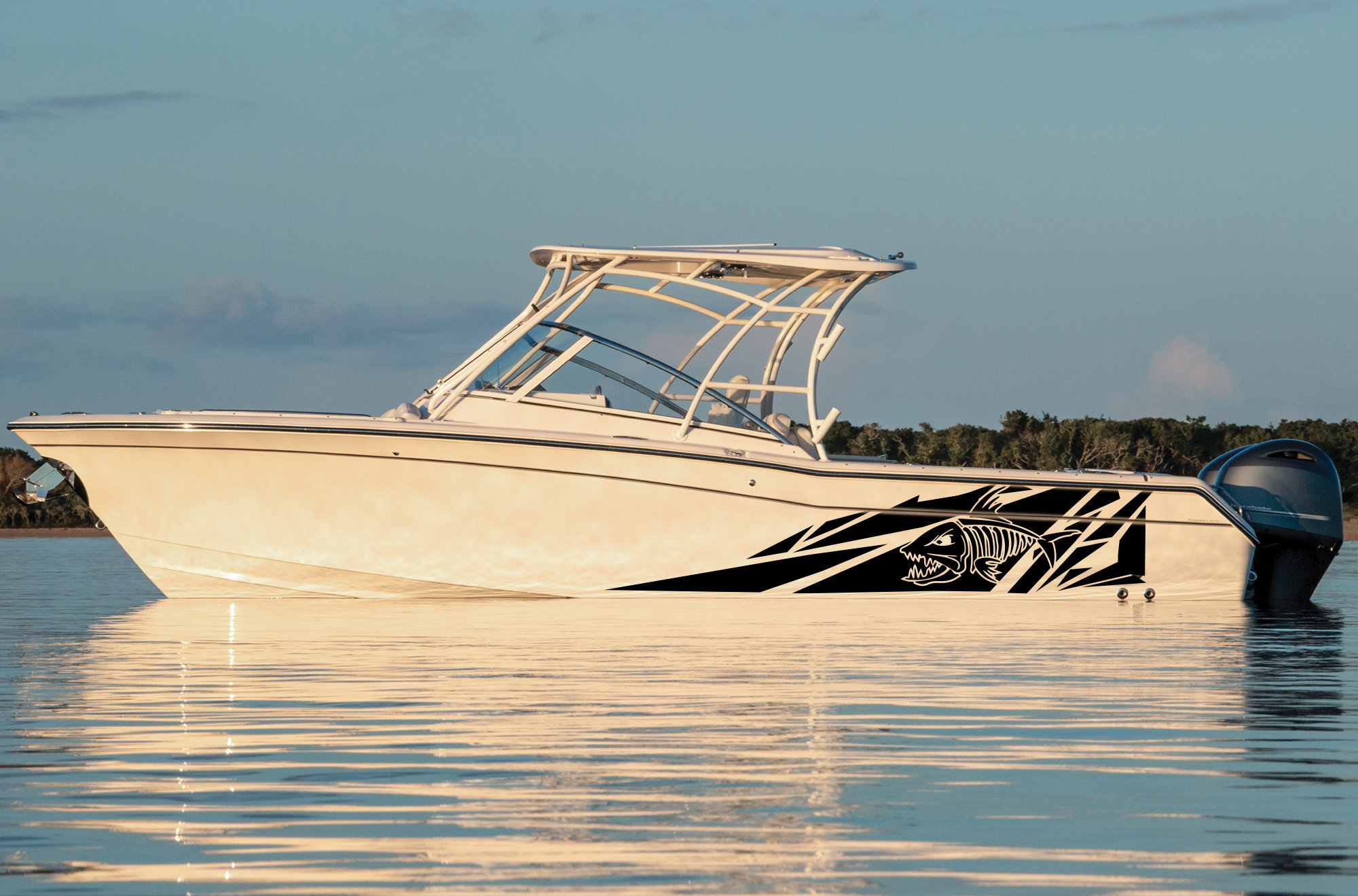 Geometric Pattern Boat Graphic Decals Compatible With - Etsy