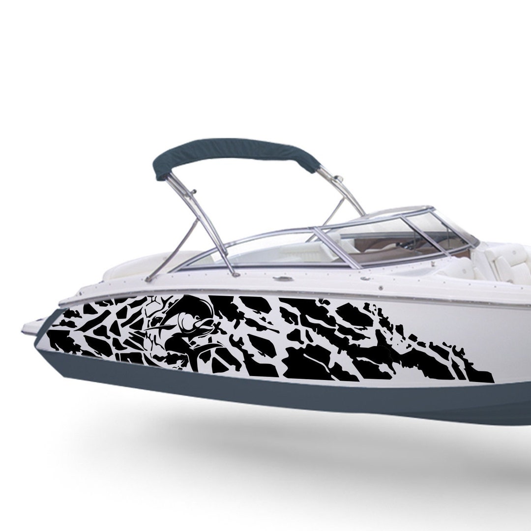 Mahi Mahi Fish Boat Decals Kit Sides Compatible With Bowrider Boat ...