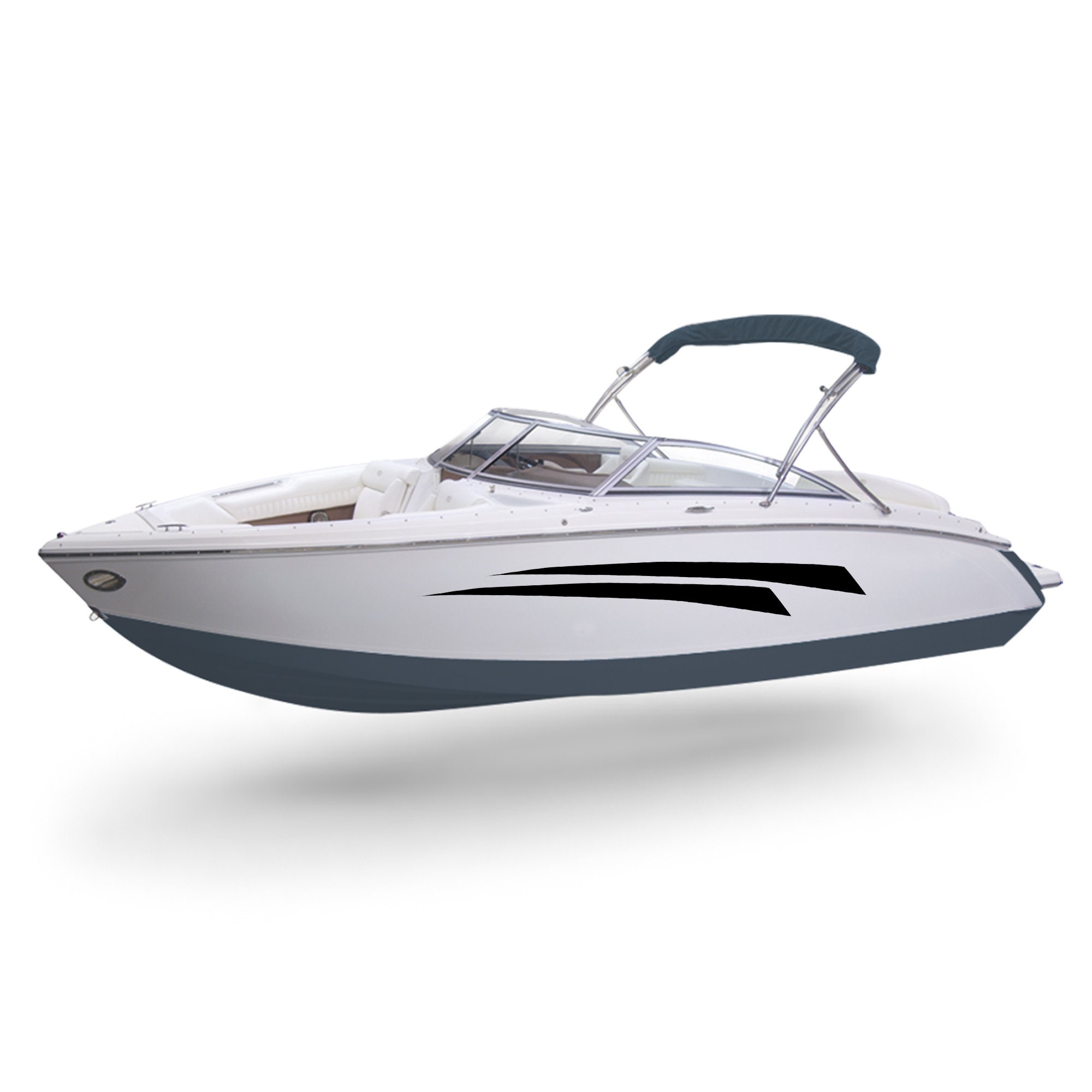 Graphic Kit Boat Decals Compatible With Bowrider Boat Sport Stripes ...