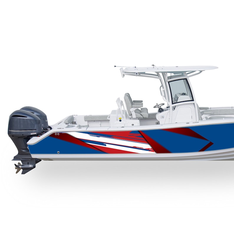 Boat Decal Compatible With Center Console Boat Racing Sticker Marine ...