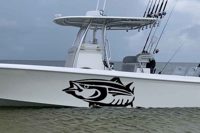 Tuna Boat Sticker Compatible With Contender Boat Tuna Fishing Decals ...