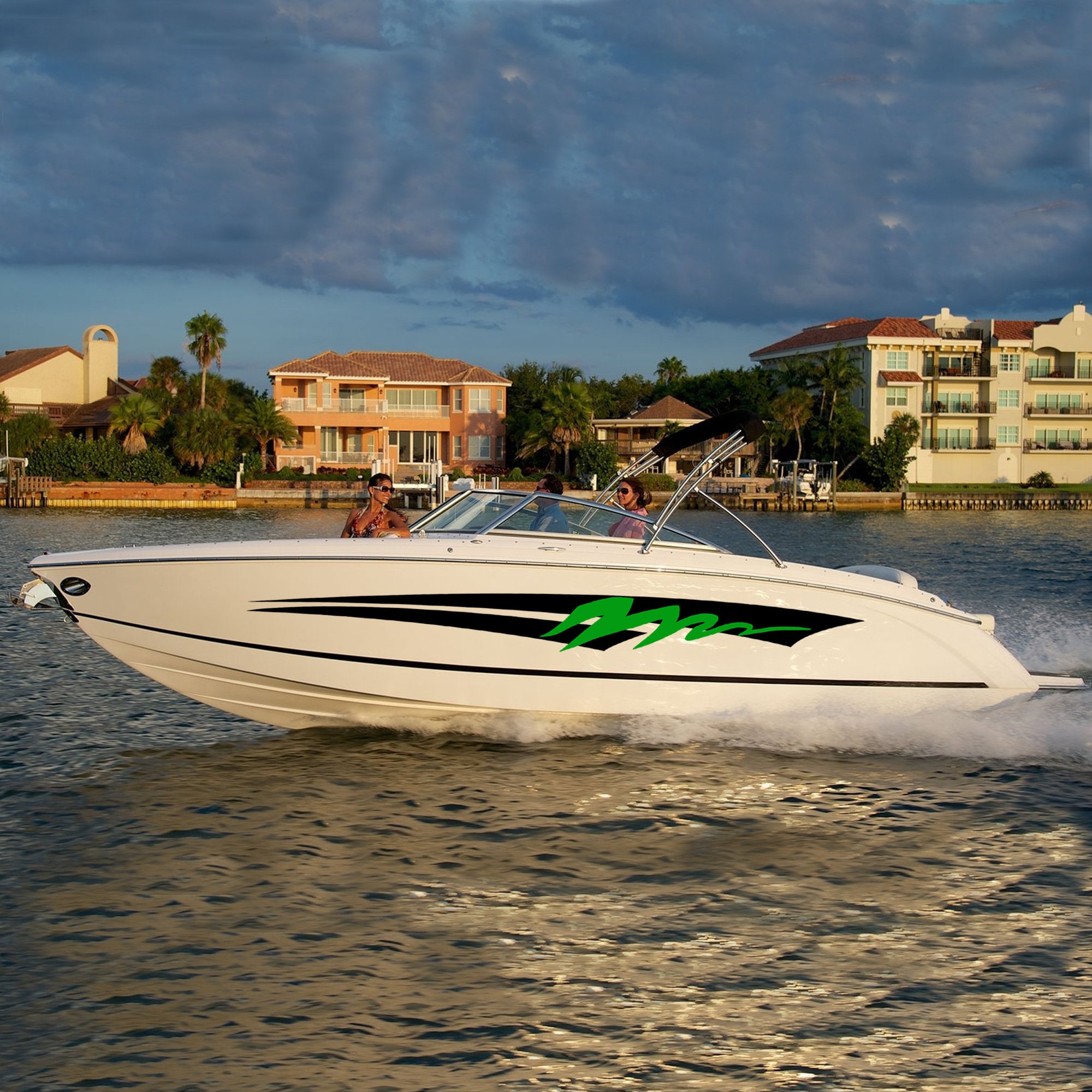 Graphic Boat Decals Compatible With Bowrider Boat Open Sea - Etsy